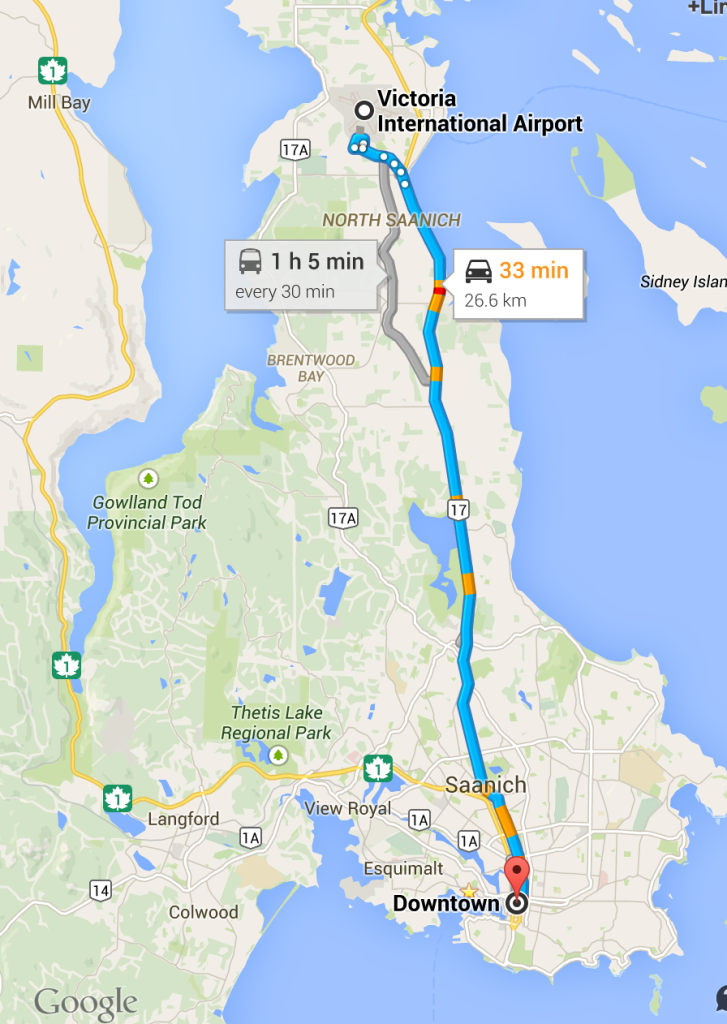 ARRIVING & DEPARTING VICTORIA, BC BY AIR | Visitor In Victoria